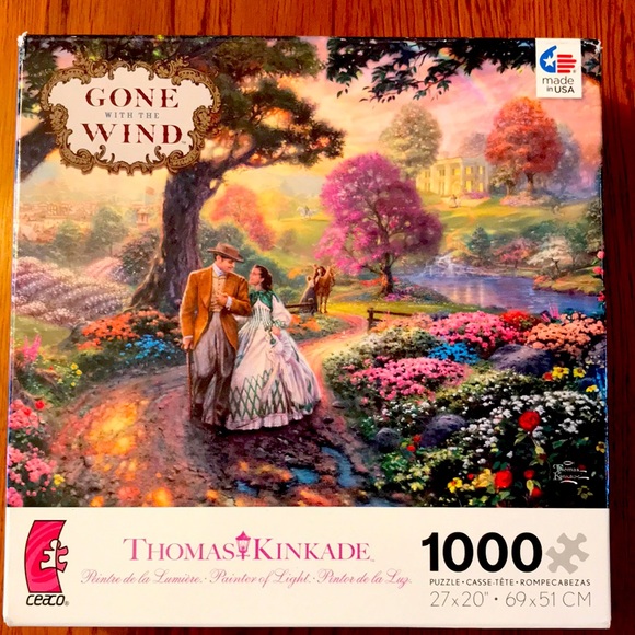 ceaco | Games | Thomas Kinkade Puzzle Gone With The Wind | Poshmark